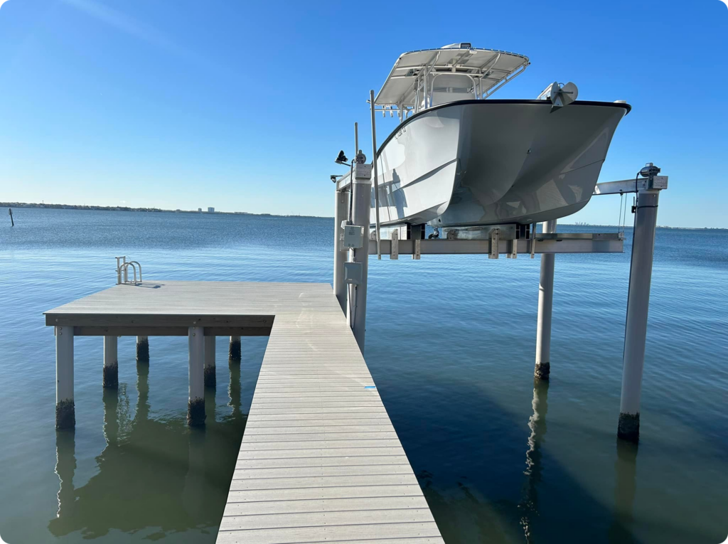 Boat Lift Dredging Services by Coastal Dredging in FL